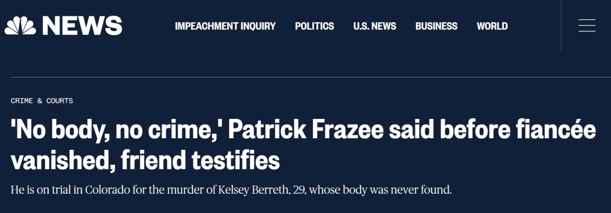No Body No Crime: Did coverage of Casey Anthony case inspire Frazee to ...